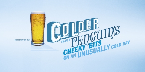 Carling Extra Cold type & illustration. – Trevor Mill's Portfolio.